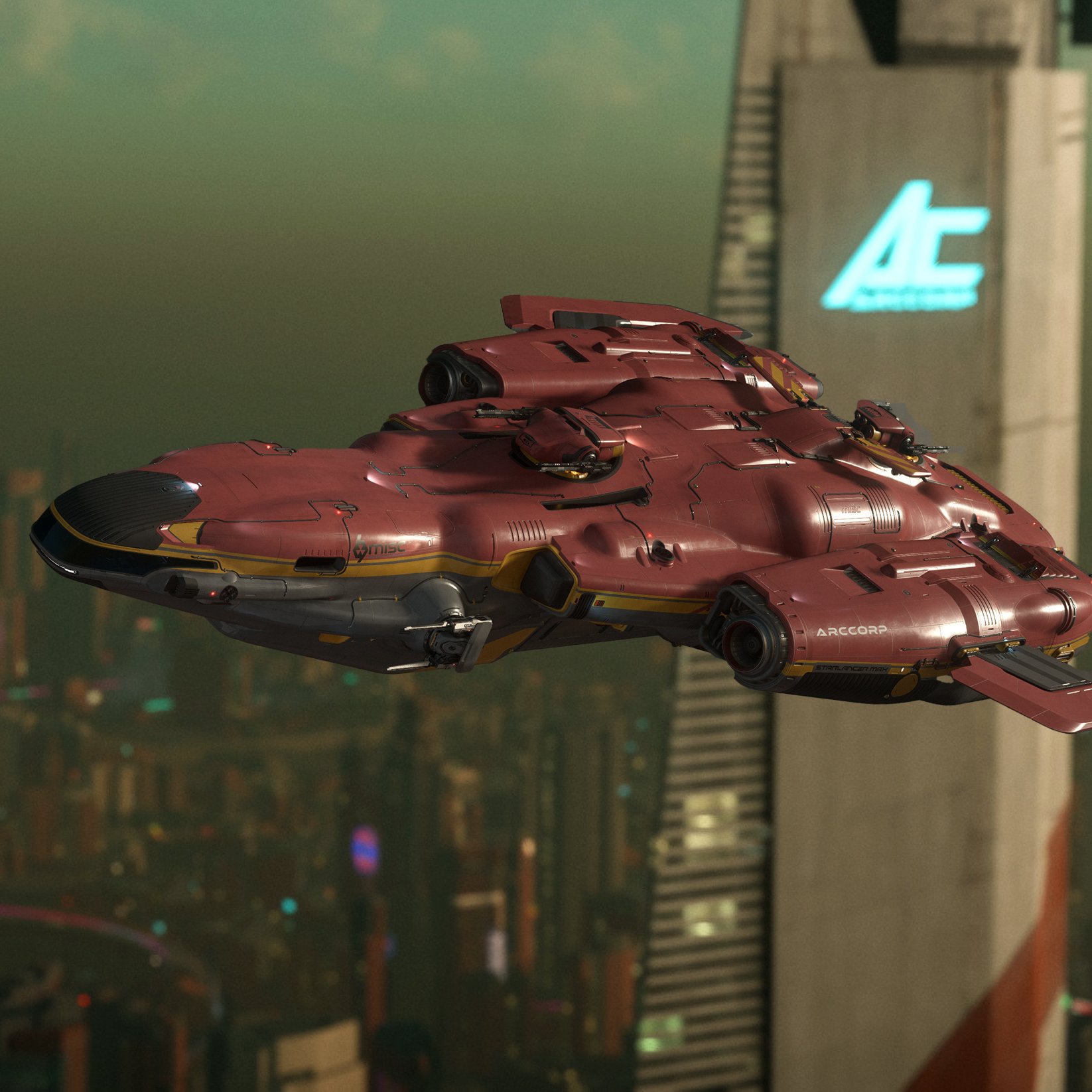 File:Starlancer ArcCorp flying by IO-North tower - cropped and adjusted ...