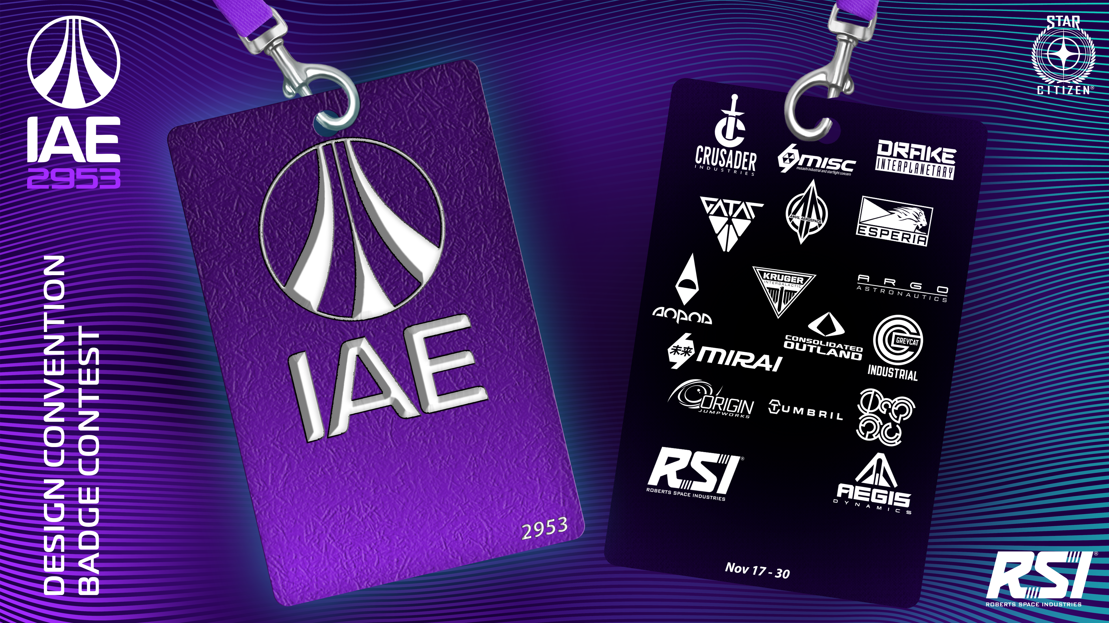 IAE 2953 Design Convention Badge Contest – Community Hub