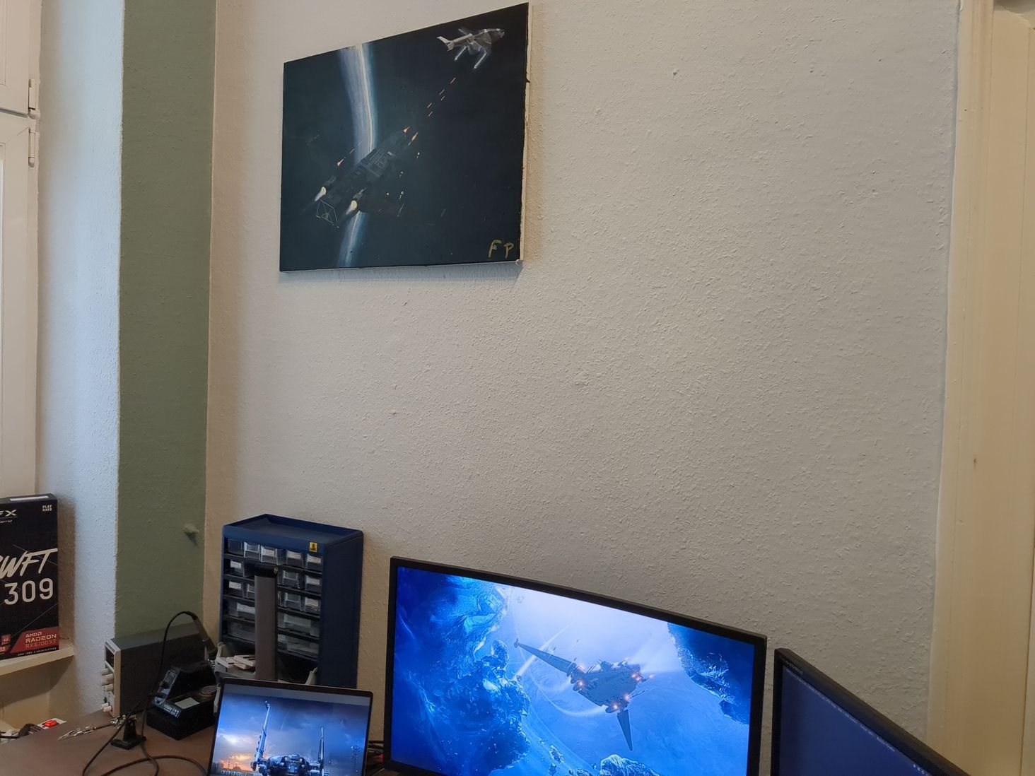 Oil painting of a bold Drake Corsair! – Community Hub