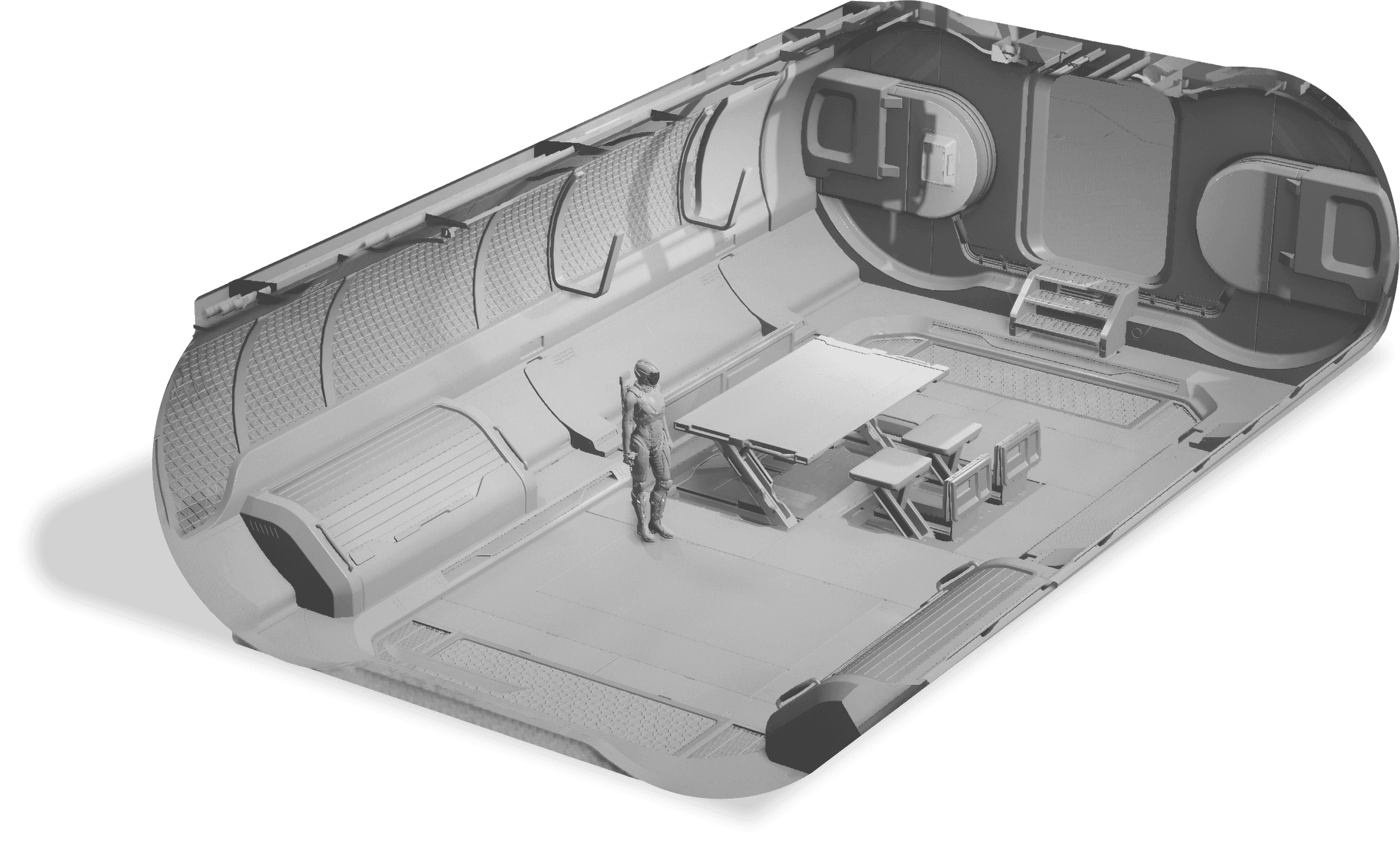 File:Retaliator - Front Personnel module - Grey.png - Star Citizen Wiki