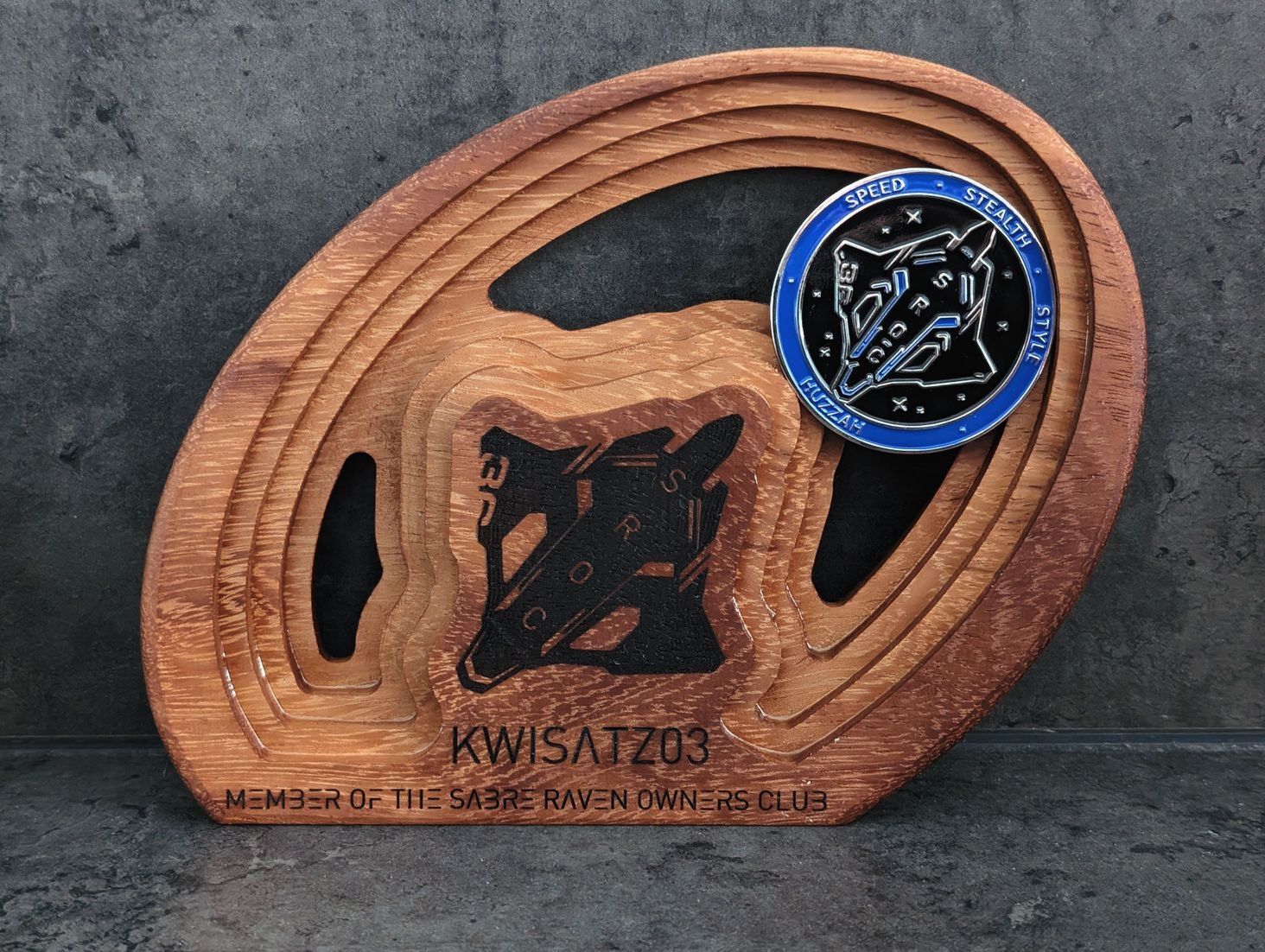 Sabre Raven - SROC - Challenge Coin Holder – Community Hub