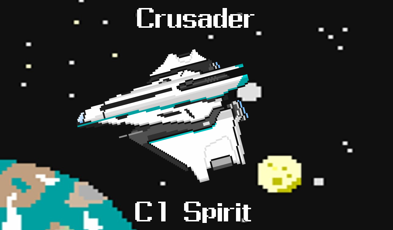 Ship Showdown 2955:Crusader C1 Spilit Pixel Art – Community Hub