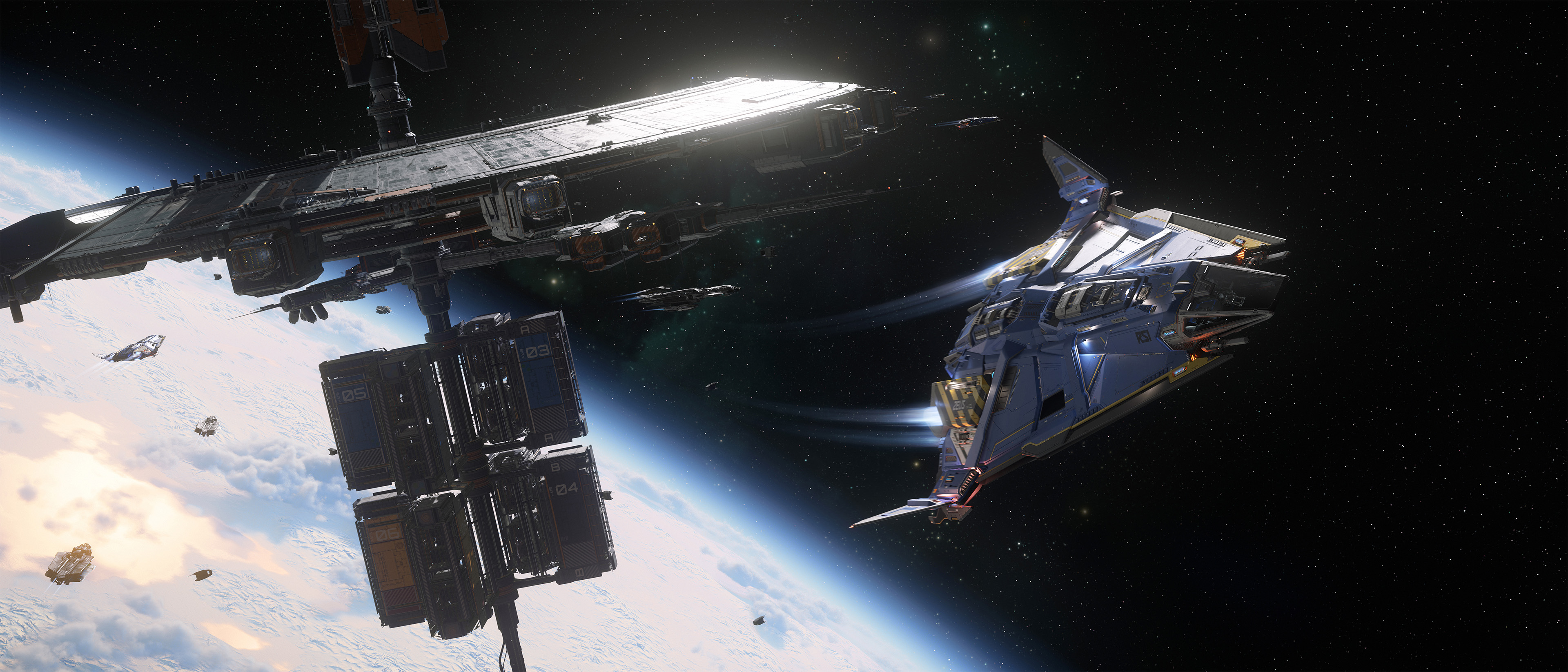 File:Zeus mkII CL flying away from space station - cropped.png - Star ...